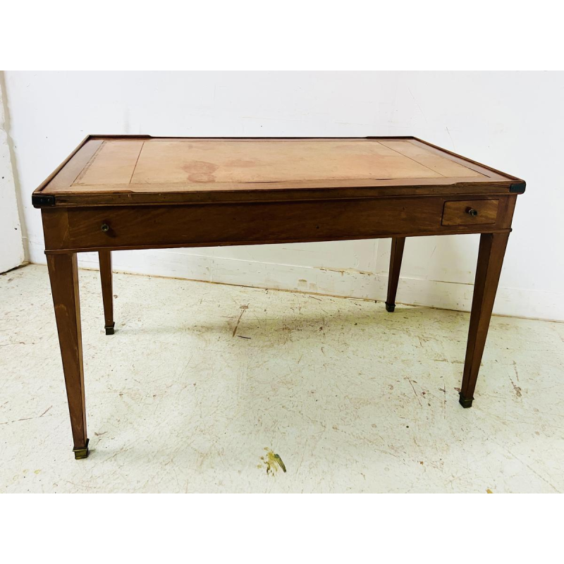 Table à jeux "TRIC -TRAC" d'époque Louis XVI, acajou et placage, XVIIIe ...